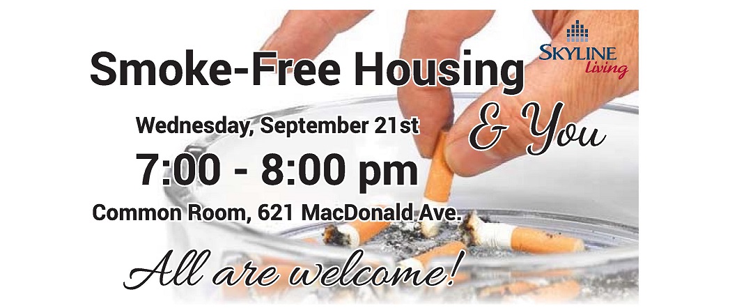Public Event: Smoke-Free Housing & You | Skyline Living